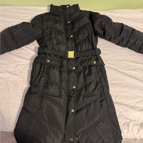 bebe | Jackets & Coats | Bebe Black Long Puffer Coat | Poshmark